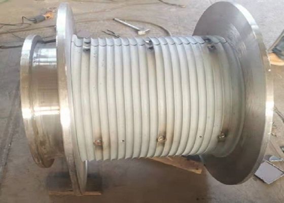 Q355b Material Crane Spool With Lbs Grooved Sleeves For Multilayer Spooling