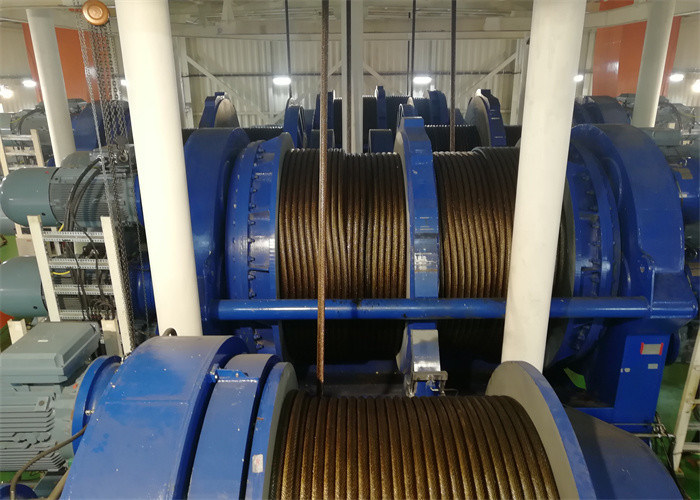 60mm Diameter Rope Multiple Layers Electric Winch For Boat Offshore ...