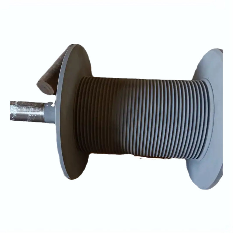10-10000 M Rope Length Grooved Winch Drum With Lebus Or Spiral Rope ...