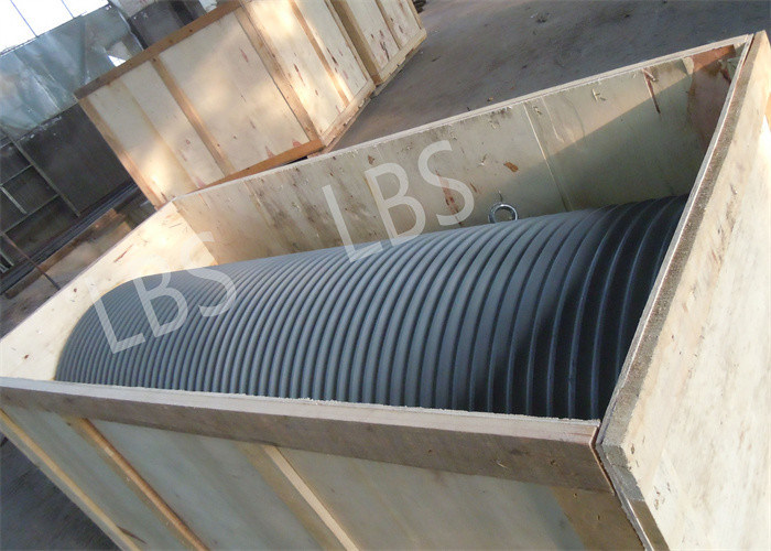 Q235 Steel Single Drum Lebus Sleeve For 220 Volt Electric Winch