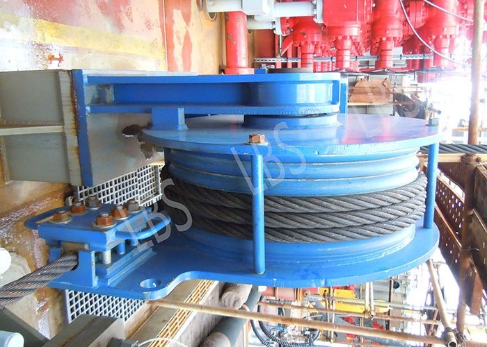 30Ton Double Drum Electric Wire Rope Winch Machine With Spooling Device