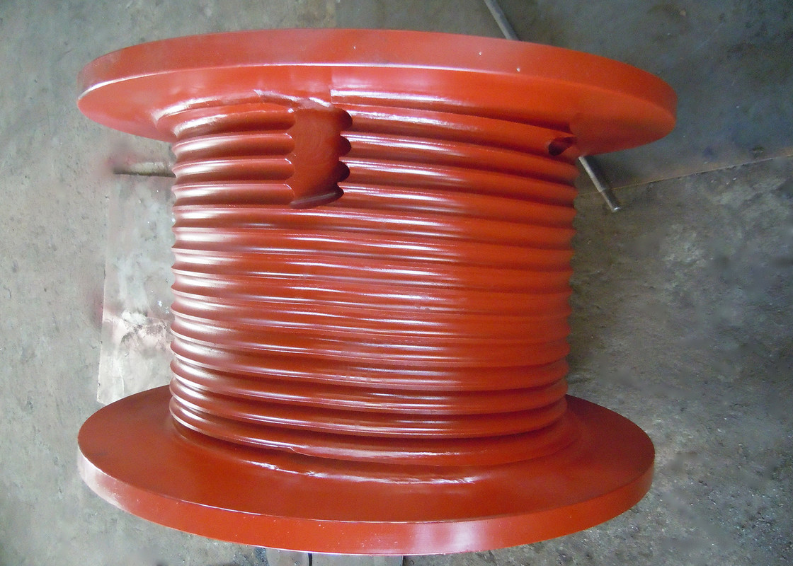 Rope Capacity of 1-30 Tons Grooved Winch Drum with Lebus or Spiral Rope ...