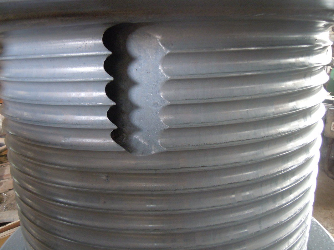 LBS 8mm Wire Grooved Winch Drum , Wire Rope Hoist Drum For Mining Equipment