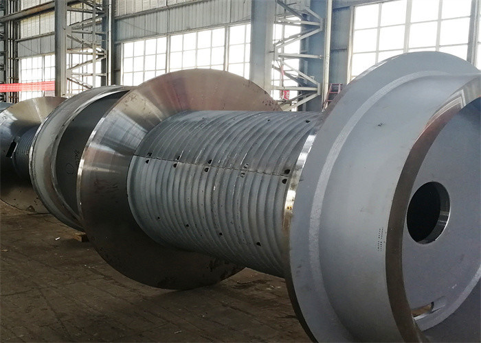Split Grooved Casings Lebus Sleeve Welded Or Bolted To Winch Drum