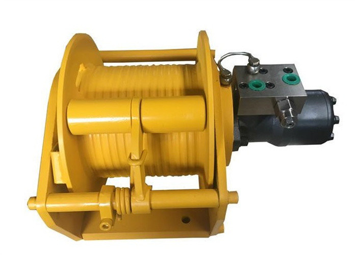 5t Hydraulic Crane Winch With Spiral Grooved Drum Wire Rope Multi Winding