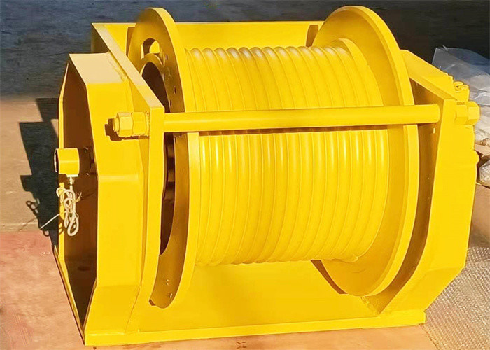 8 Ton Hydraulic Crane Winch With Encoder And Grooved Drum For Marine ...
