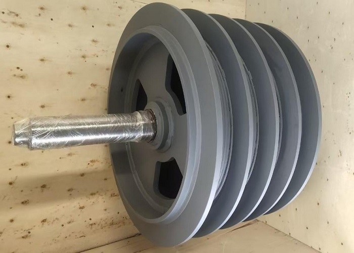 Anti Corrosion Coating Lebus Grooves Wire Rope Winch Drum