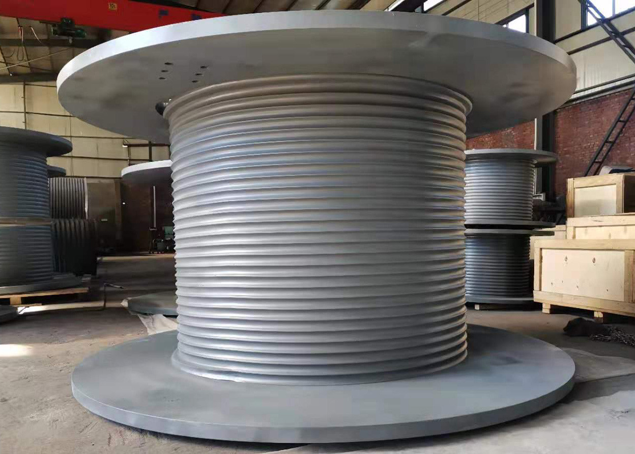 CCS Approval 30mm Wire Rope Winch Drum For Lifting Machinery