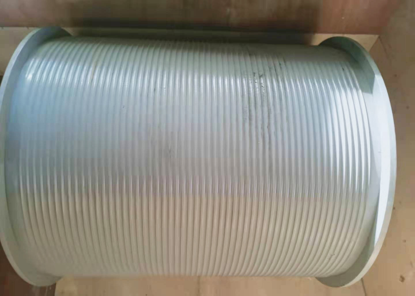 No Magnetic Wire Rope Lebus Grooved Winch Drum 30m Rope Welded