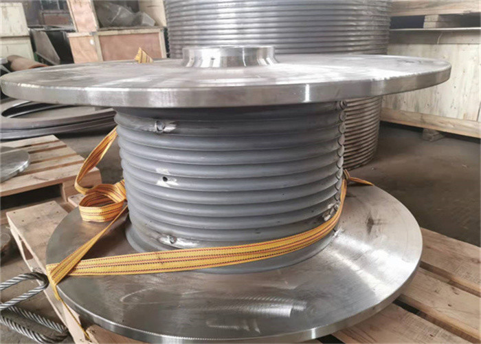 Efficient Stable Lebus Grooved Drum Arrangement Of Wire Rope With Sleeves