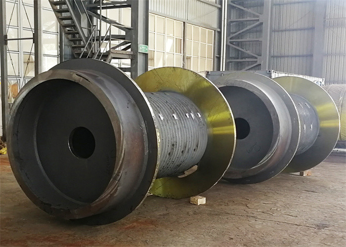 Split Grooved Casings Lebus Sleeve Welded Or Bolted To Winch Drum