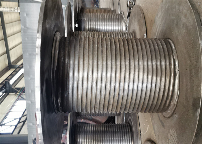 Lebus Grooved 800M Wire Rope Winch Drum For 10t Kt / Mt Mining Crane