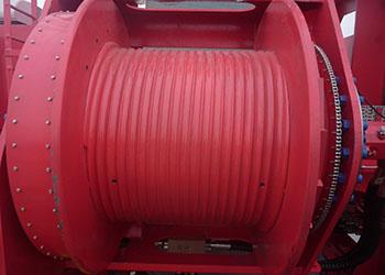 Wire Rope Lebus Grooves Tower Crane Winch Customized For Construction
