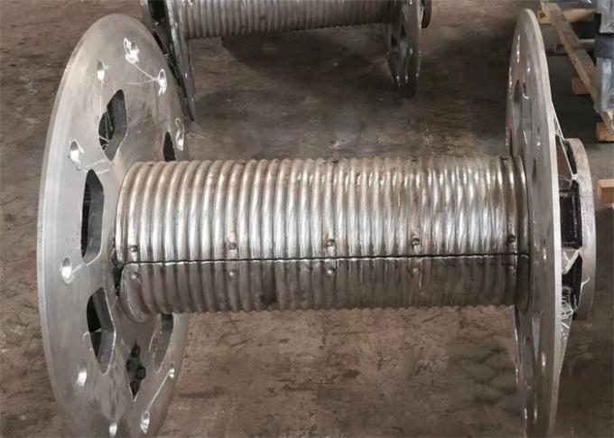 Wire Rope/Cable Winch Drum Fixed Q355B Lebus Sleeves, Plug Welding