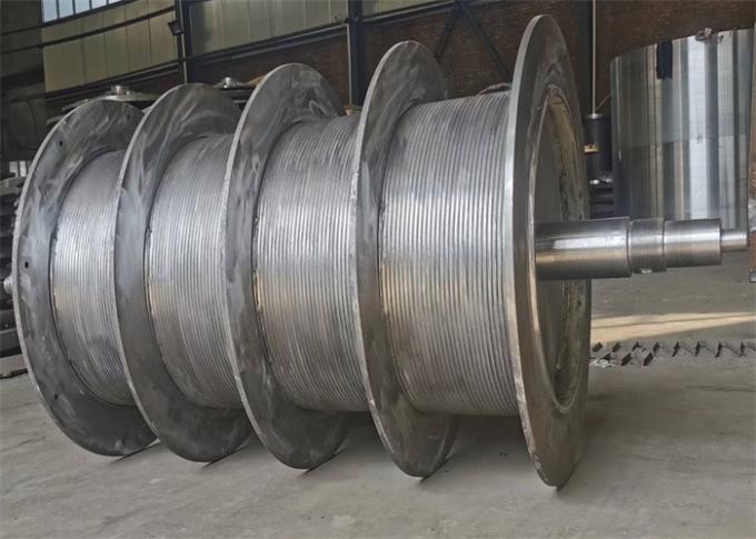 Quadruple Lebus Grooved Cable Winch Drum, Can Simultaneously Coil And ...