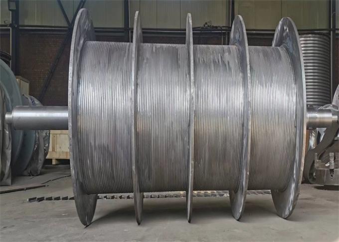 Quadruple Lebus Grooved Cable Winch Drum, Can Simultaneously Coil And ...