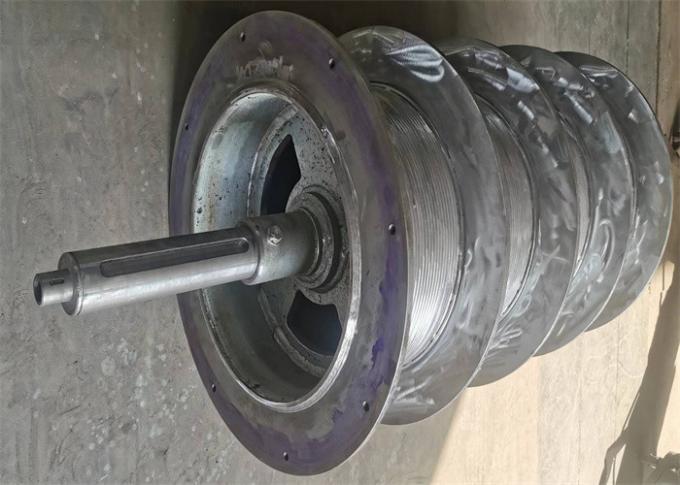 200m Wire Rope Cable Winch Drum With Lebus Sleeves For Rig Drawworks