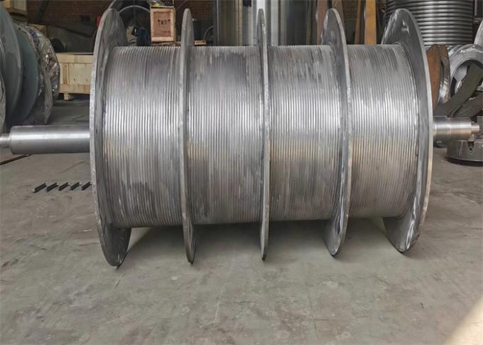 Quadruple Lebus Grooved Cable Winch Drum, Can Simultaneously Coil And ...