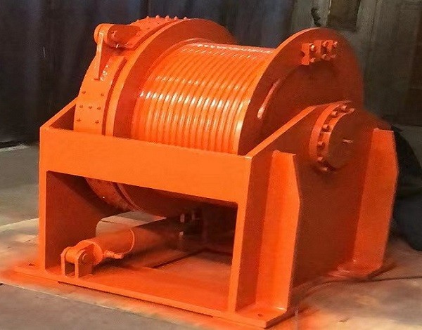 Lebus Grooved Hydraulic Crane Winch Drum For Winding Wire Rope