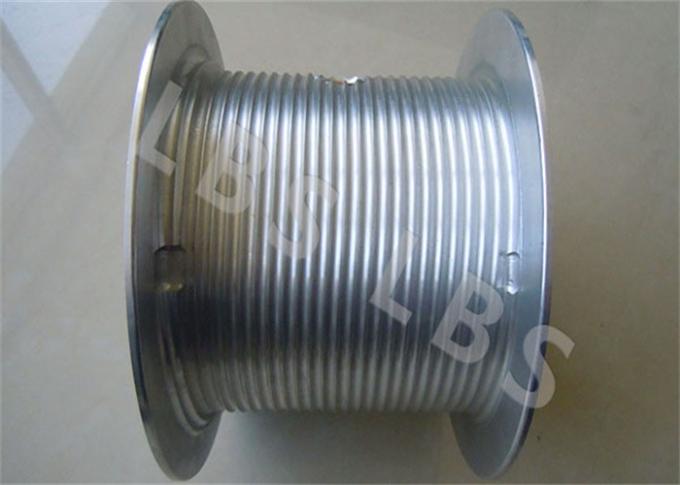 LBS 8mm Wire Grooved Winch Drum , Wire Rope Hoist Drum For Mining Equipment