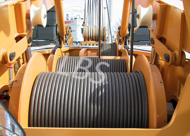 Customized Hydraulic Winch Hoist Crane Wire Rope Drum With Shaft ...