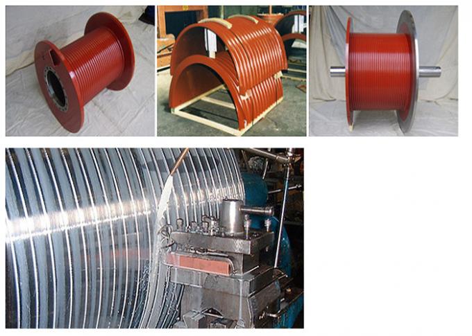 Split Half Alloy Steel Drum Sleeves With Lebus Grooving For Electirc Winch