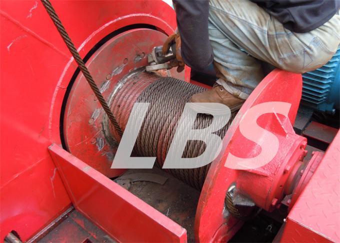 Lebus Multilayer Winding Grooved Wire Rope Drum For Crane Winch