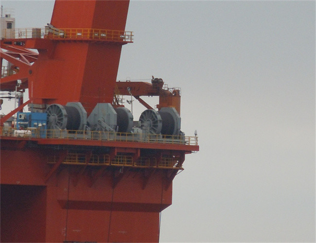 Customized Q355B Steel Grooved Cable Drum For Wire Rope Winch