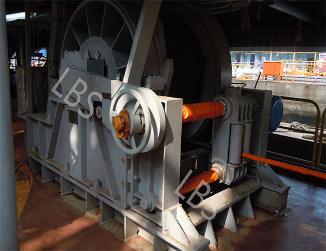 Customized Q355B Steel Grooved Cable Drum For Wire Rope Winch