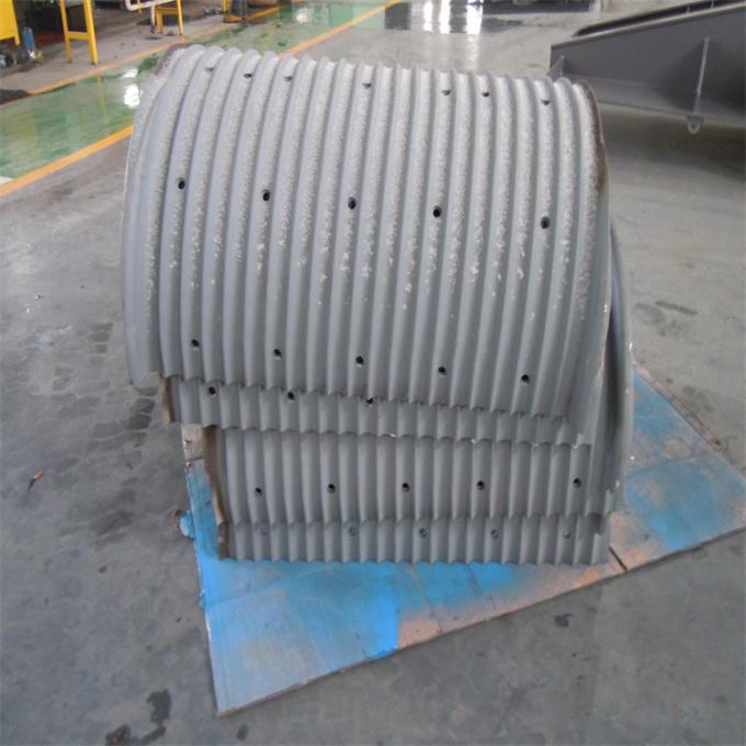 Hoist / Crane / Winch Drum CNC Machined Lebus Sleeve Prevent Wire Rope